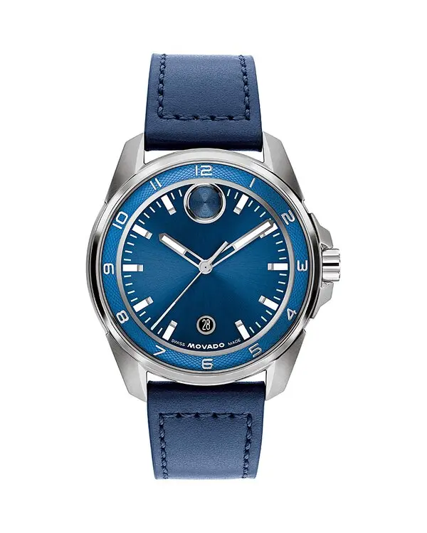 Movado Watch 42mm - Blue Dial