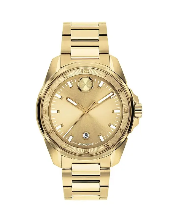 Movado Bold Verso S Watch, 42mm - Gold Dial