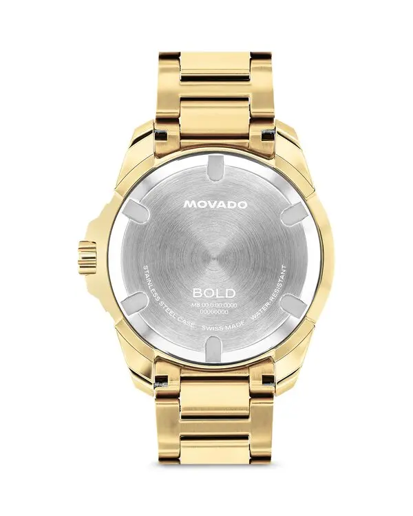 Movado Bold Verso S Watch, 42mm - Gold Dial