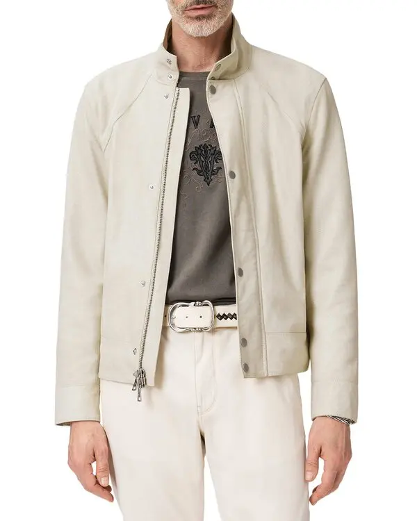 John Varvatos Ronan Cropped Leather Jacket