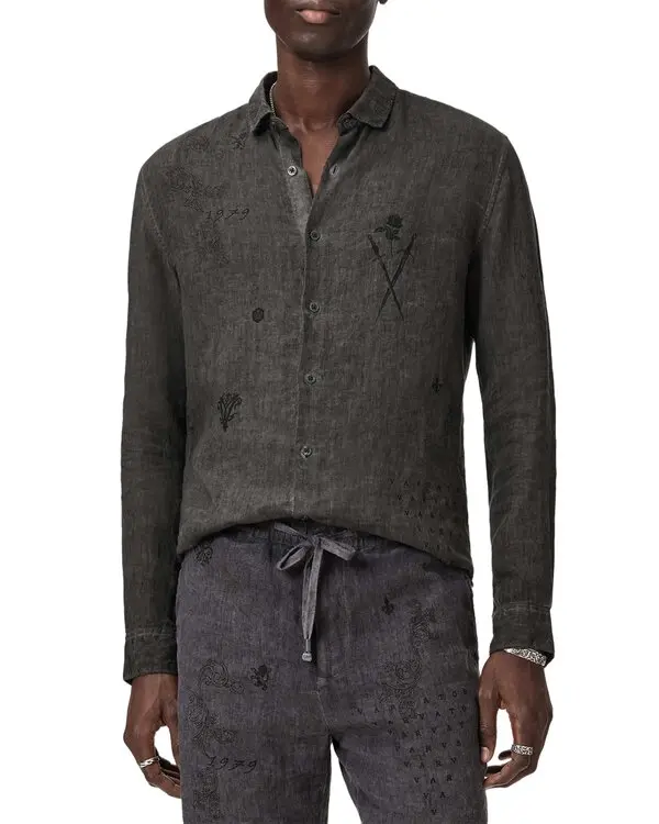John Varvatos Luca Linen Shirt
