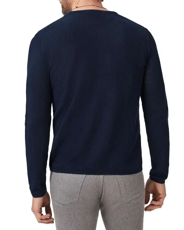 John Varvatos Montclair Long Sleeve Crewneck - Deep Blue
