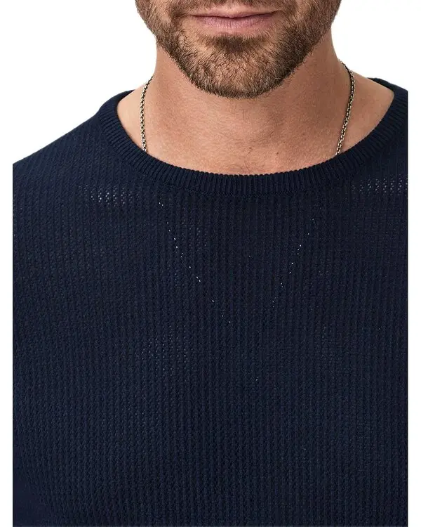 John Varvatos Montclair Long Sleeve Crewneck - Deep Blue