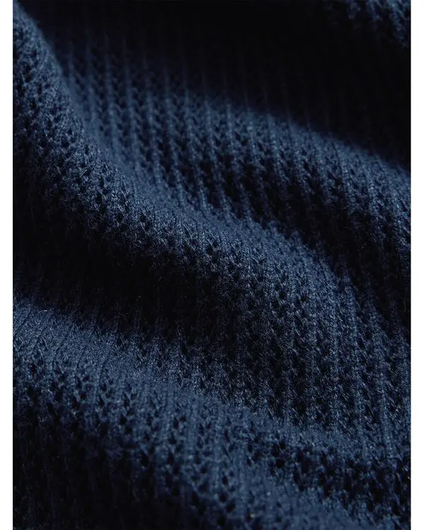 John Varvatos Montclair Long Sleeve Crewneck - Deep Blue