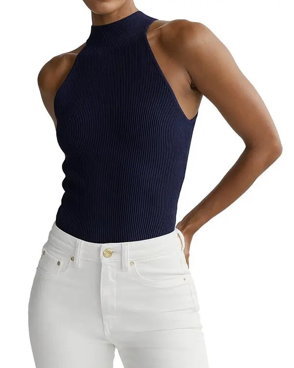 DL1961 Instasculpt Rib Top - Bright Navy