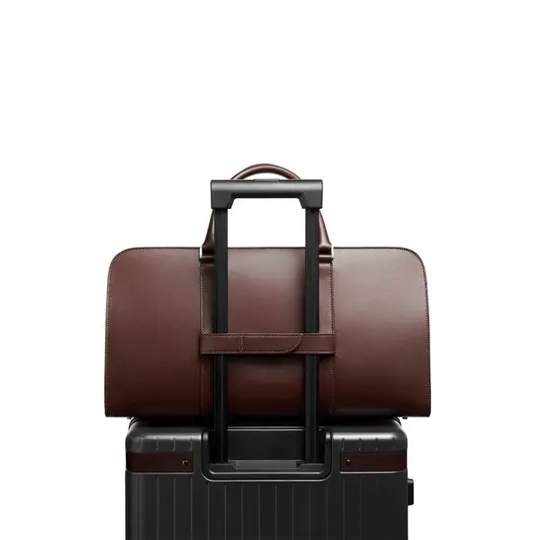 CARL FRIEDRIK Leather Smart Holder - Chocolate