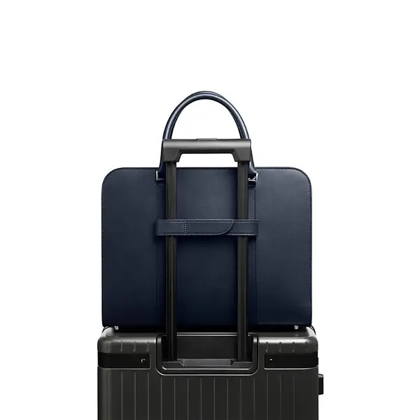 CARL FRIEDRIK Leather Smart Holder - Navy