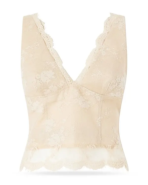 Pinko Janessa Sleeveless Lace Top - C