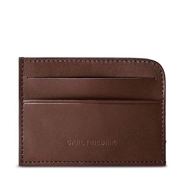 CARL FRIEDRIK Hatton Cardholder - Chocolate