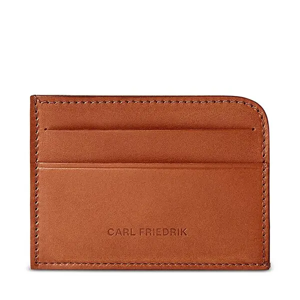 CARL FRIEDRIK Hatton Cardholder - Cognac