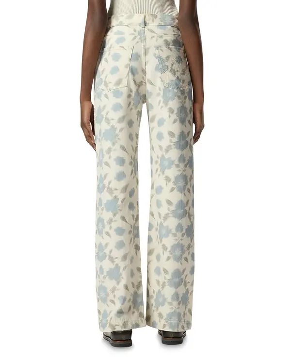 Pinko Wanda Wide-leg Floral Jeans - Ce