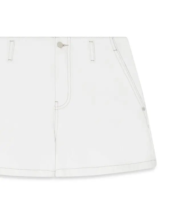 Emporio Armani Relaxed Fit High Rise Denim Shorts
