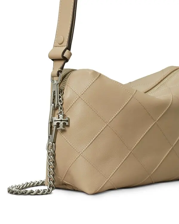 Tory Burch Fleming Soft Leather Crossbody - Soft Cement