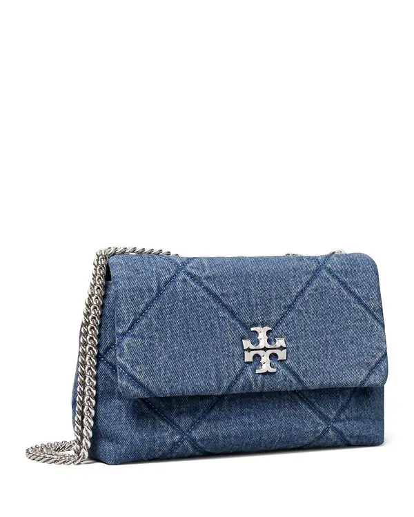 Tory Burch Kira Small Quilted Shoulder Bag - Blue