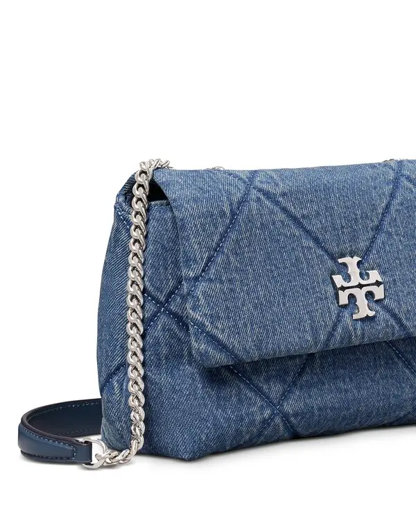 Tory Burch Kira Small Quilted Shoulder Bag - Blue