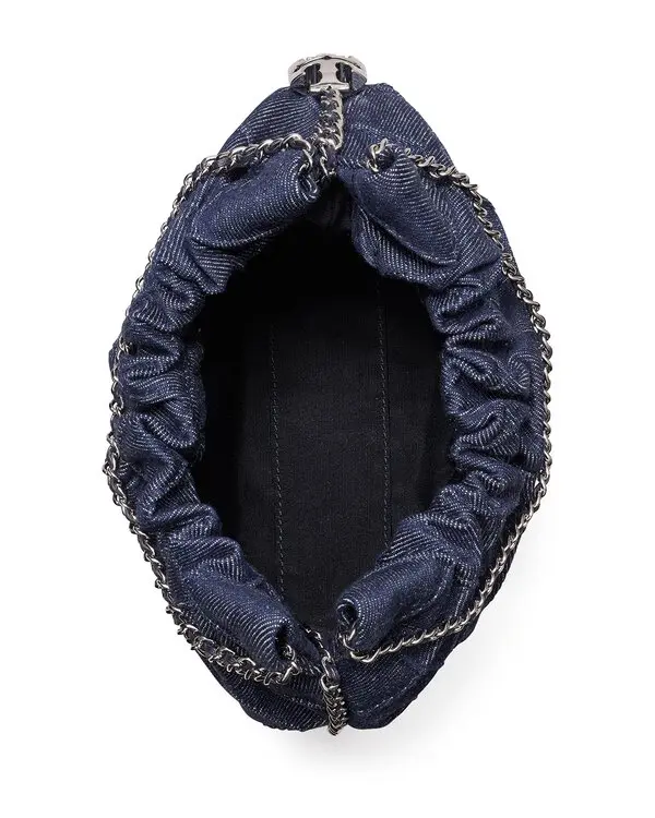 Tory Burch Fleming Mini Soft Denim Hobo Bag - Blue