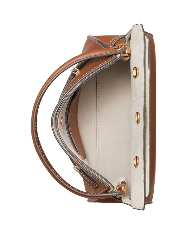 Tory Burch Lee Radziwill Petite Crossbody Bag - Aged Tan