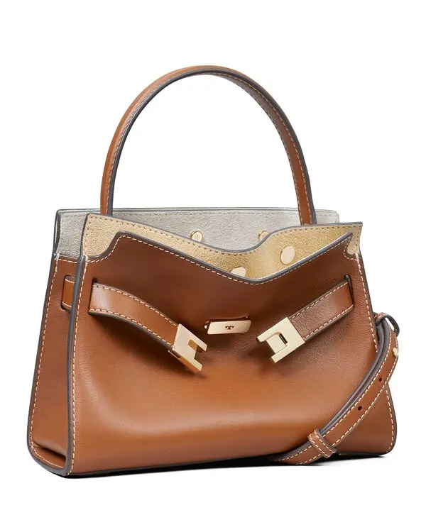 Tory Burch Lee Radziwill Petite Crossbody Bag - Aged Tan