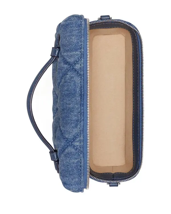 Tory Burch Kira Diamond Quilted Vanity Case - Blue