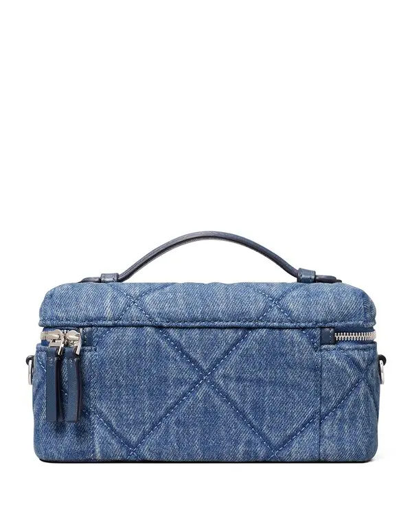 Tory Burch Kira Diamond Quilted Vanity Case - Blue