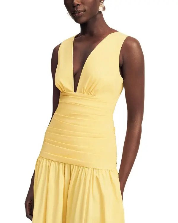 Shona Joy Campbell Gathered Maxi Dress