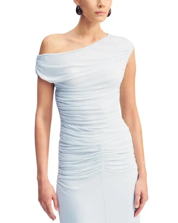 shona joy mira off shoulder maxi dress Mira Off Shoulder Maxi Dress | Sky | Dresses