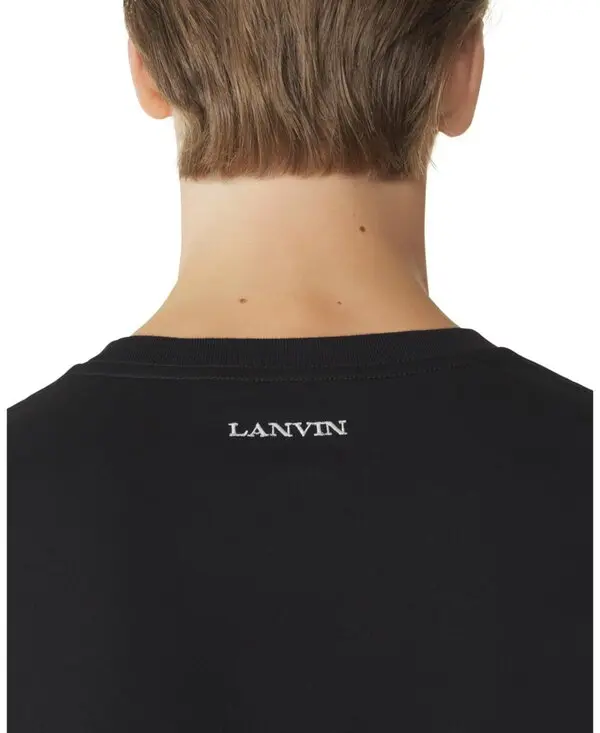 LANVIN Mother And Daughter T-shirt - Black.