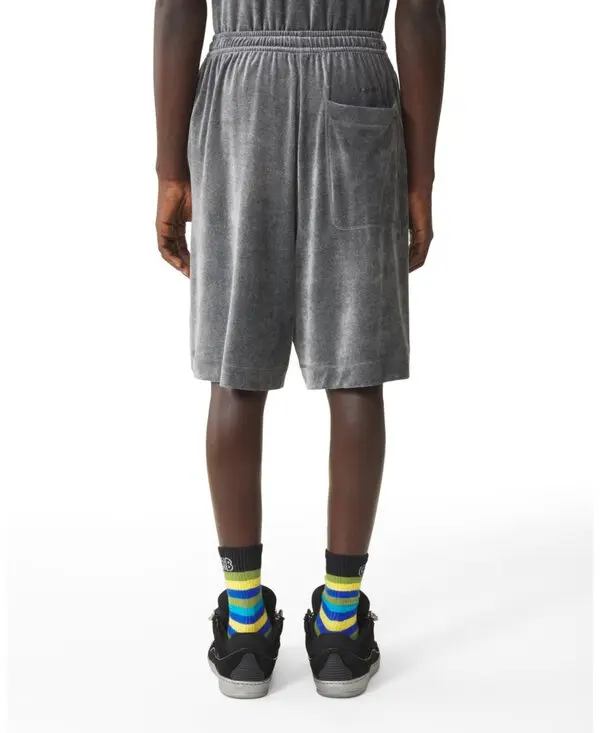 LANVIN Velvet Bermuda Shorts