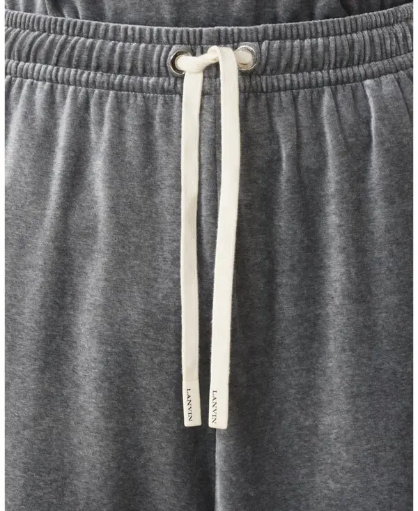 LANVIN Velvet Bermuda Shorts