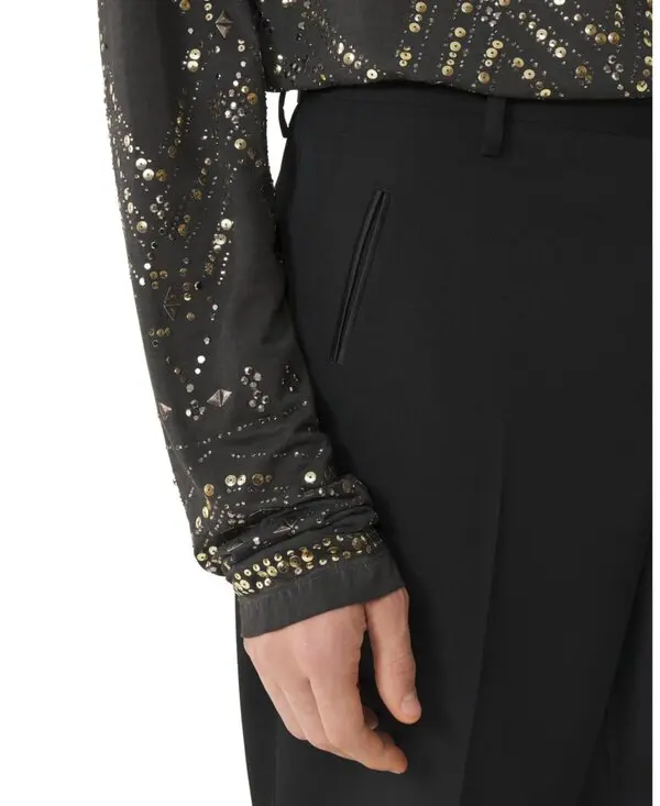 LANVIN Straight-leg Wool Trousers
