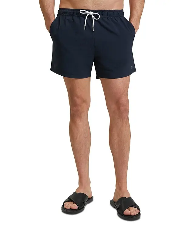 Ted Baker London Heffner Seersucker Swim Short 4.72 - Navy
