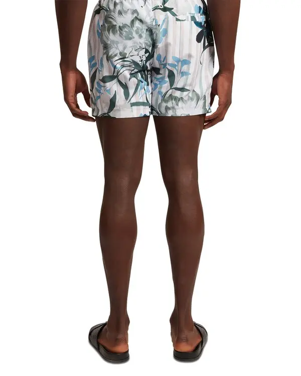 Ted Baker London Floral Stripe Printed Swim Short