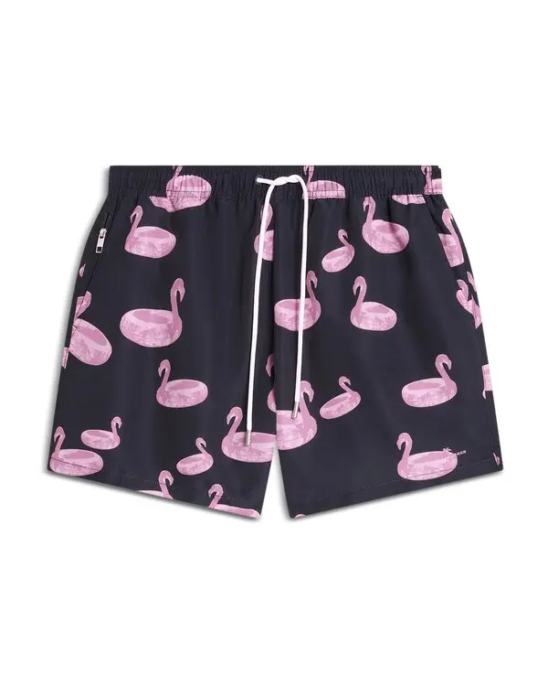 Ted Baker London Flamingo Print Swim Shorts