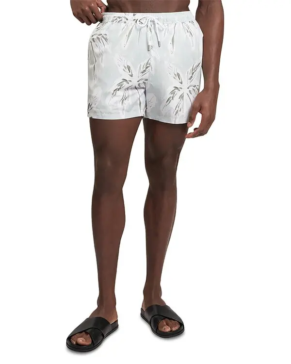 Ted Baker London Palm Print Swim Short - Light Green