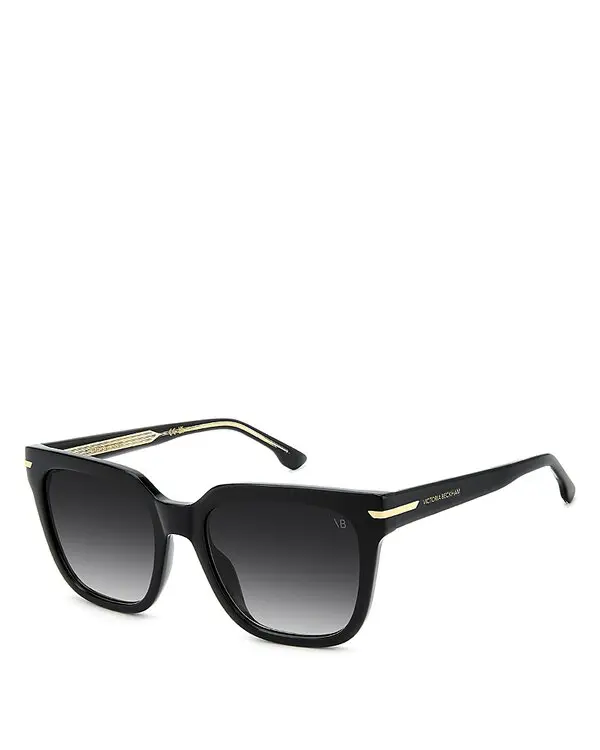 Victoria Beckham Square Sunglasses, 54mm - Black