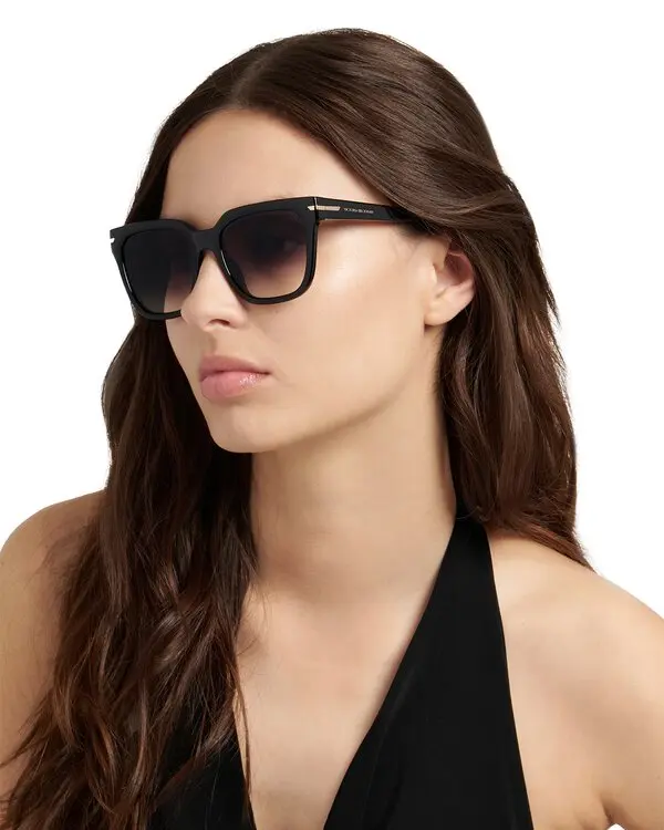 Victoria Beckham Square Sunglasses, 54mm