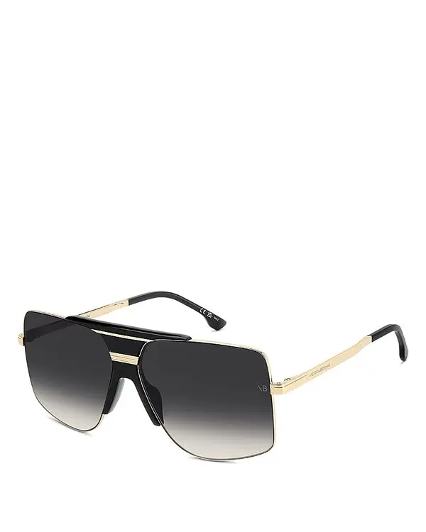 Victoria Beckham Square Sunglasses, 62mm - Black