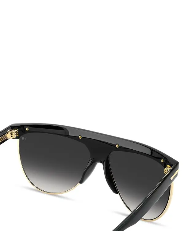 Victoria Beckham Pilot Sunglasses, 65mm - Black