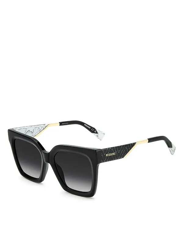 Missoni Square Sunglasses, 54mm - Black