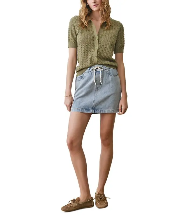 Marine Layer Piper Knit Resort Shirt - Olive