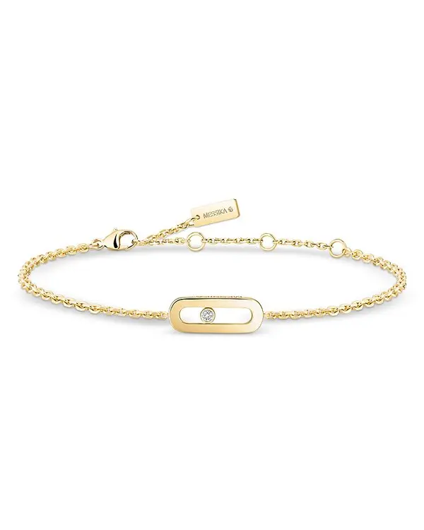 Messika 18k Move Uno Diamond Bracelet - Gold