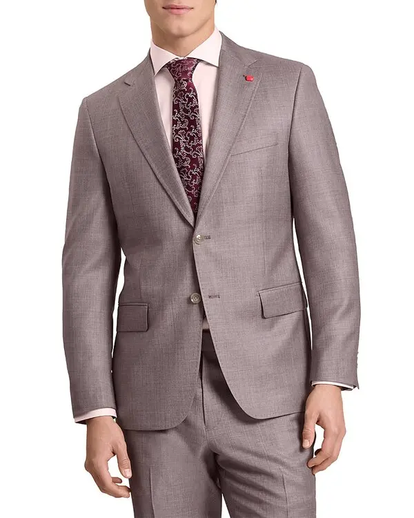 Ted Baker London Wright Sharkskin Modern Fit Suit Jacket - Mauve