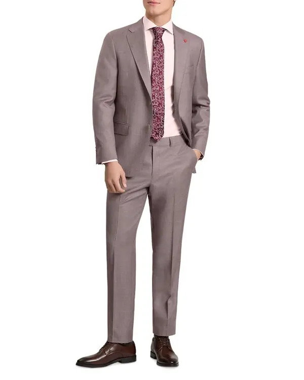 Ted Baker London Wright Sharkskin Modern Fit Suit Jacket - Mauve