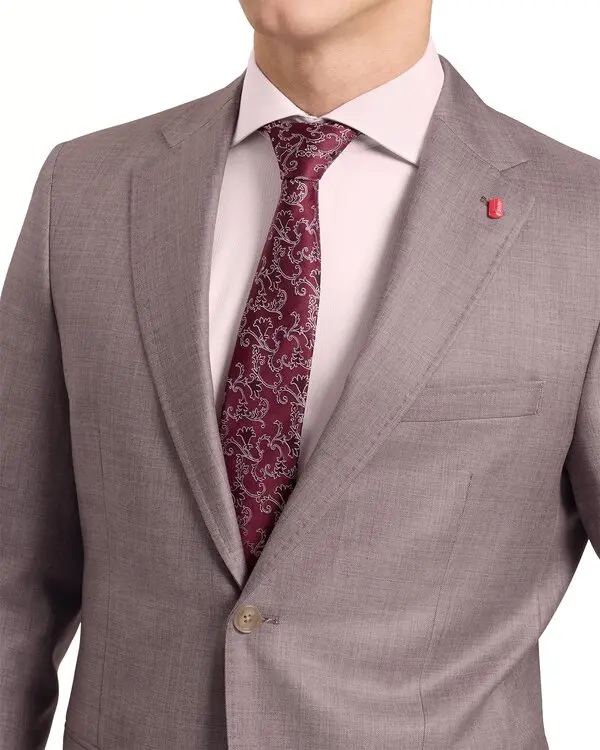 Ted Baker London Wright Sharkskin Modern Fit Suit Jacket - Mauve