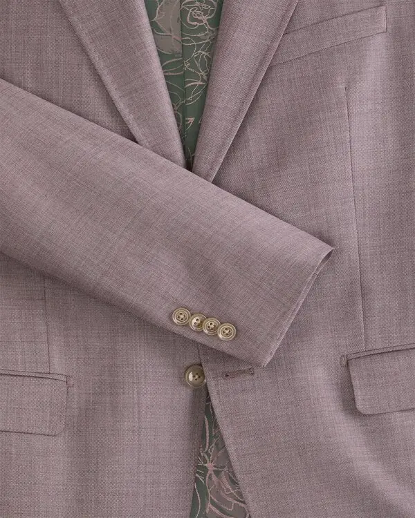 Ted Baker London Wright Sharkskin Modern Fit Suit Jacket - Mauve