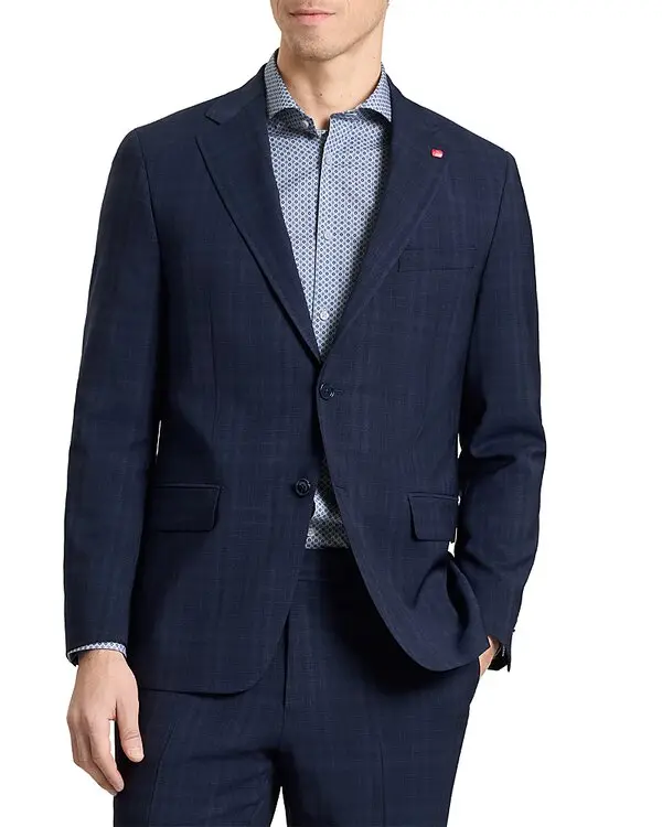 Ted Baker London Wright Plaid Modern Fit Suit Jacket - Navy