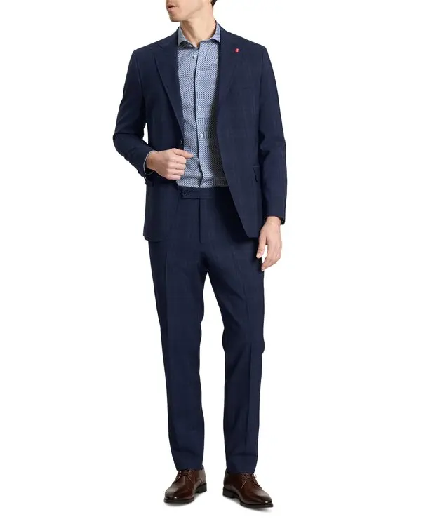 Ted Baker London Wright Plaid Modern Fit Suit Jacket - Navy