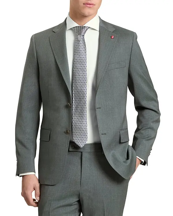 Ted Baker London Plaid Modern Fit Suit Jacket - Green