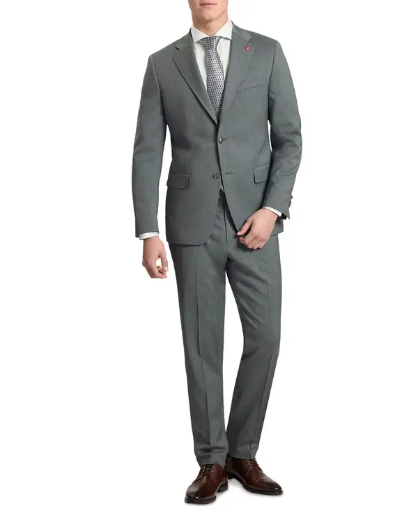 Ted Baker London Plaid Modern Fit Suit Jacket - Green