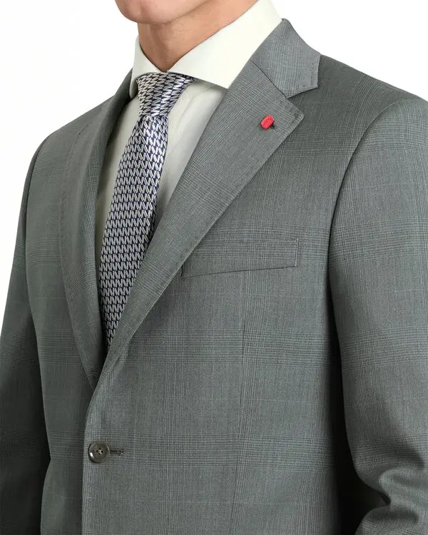 Ted Baker London Plaid Modern Fit Suit Jacket - Green